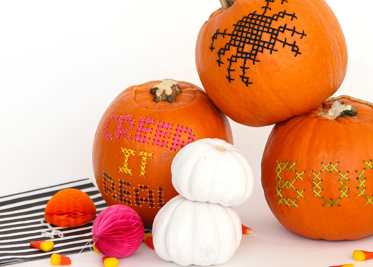 10 idées originales pour décorer tes citrouilles