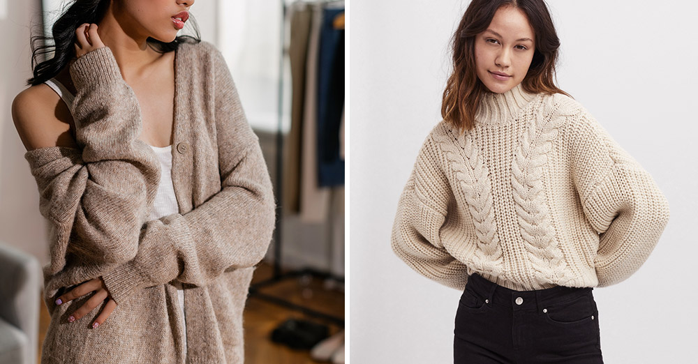Les plus beaux pulls et cardigans pour te garder au chaud