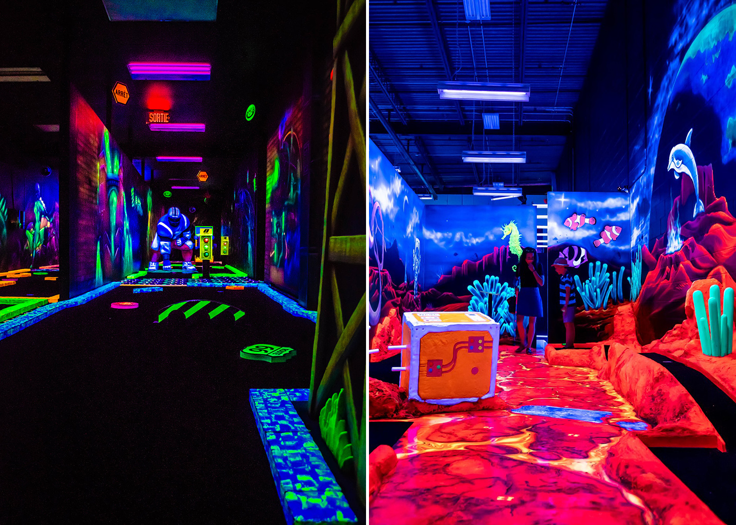 5 mini-putts intérieurs ouverts à l'année