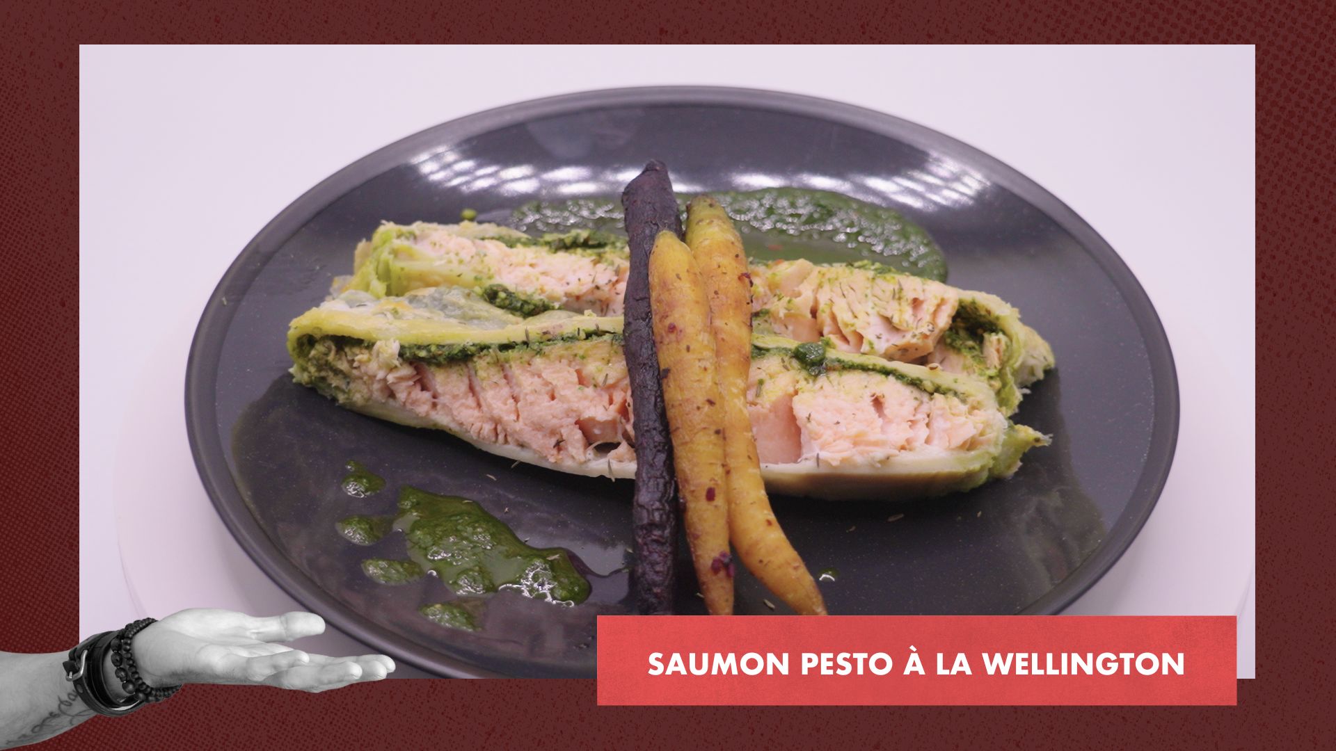 Saumon pesto à la Wellington