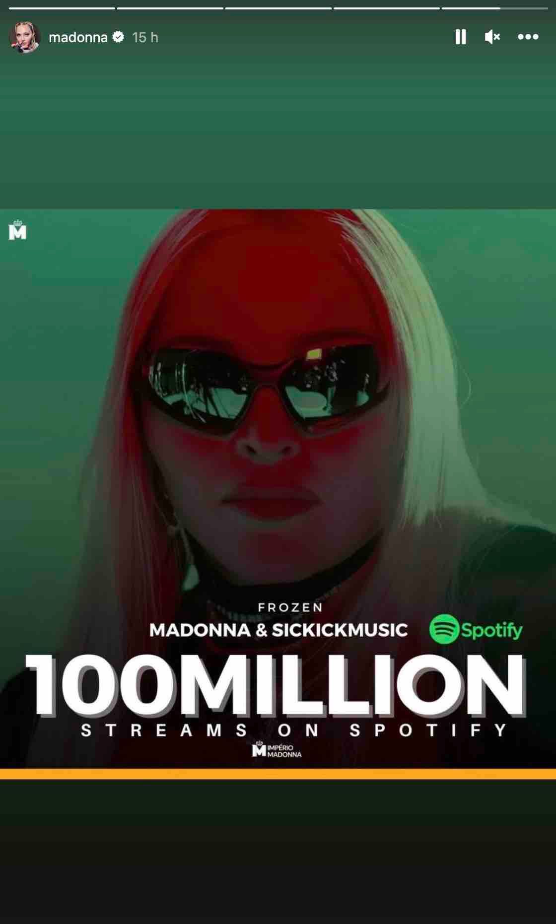 Madonna a de quoi célébrer!