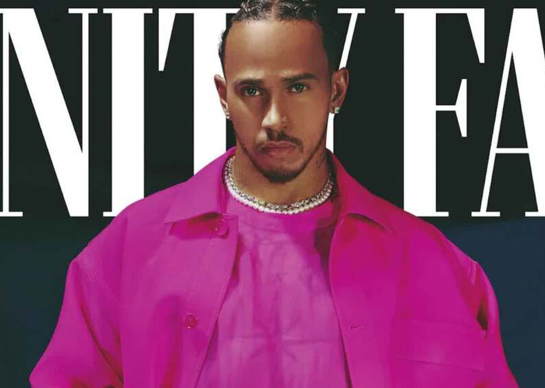 Lewis Hamilton brille en une du Vanity Fair