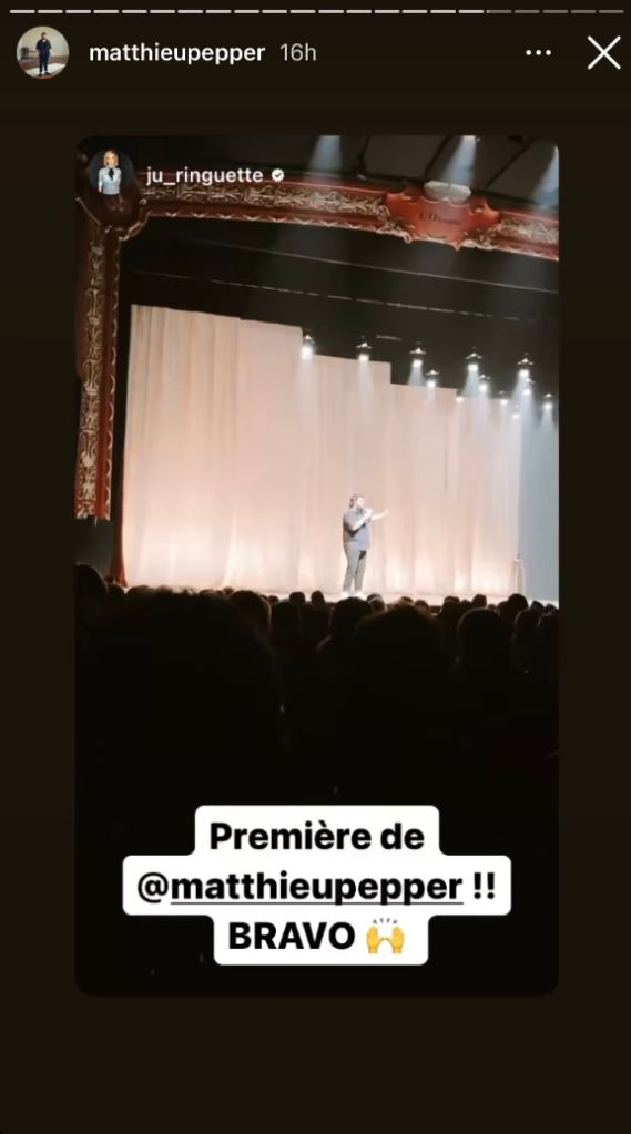Matthieu Pepper fait sensation à la première de son one-man show