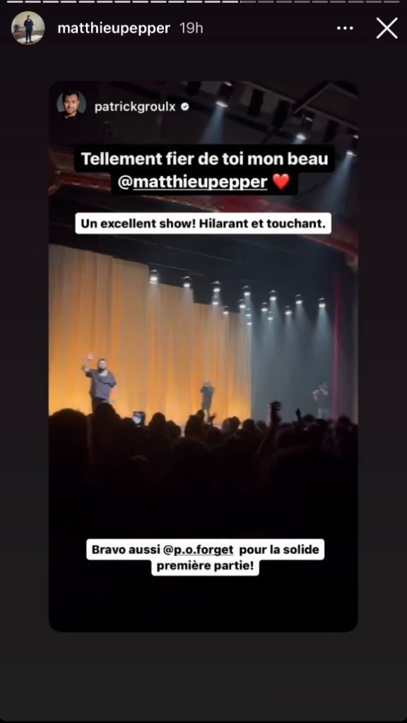 Matthieu Pepper fait sensation à la première de son one-man show