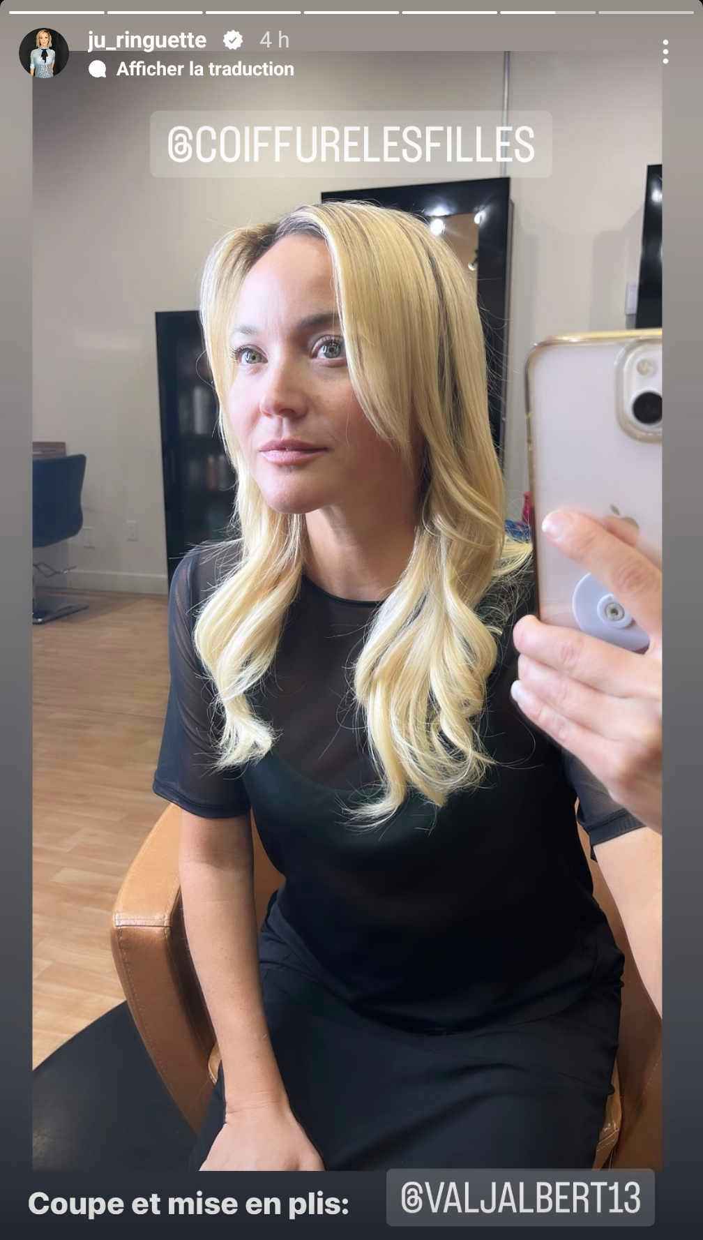 Julie Ringuette subit une transformation capillaire majeure