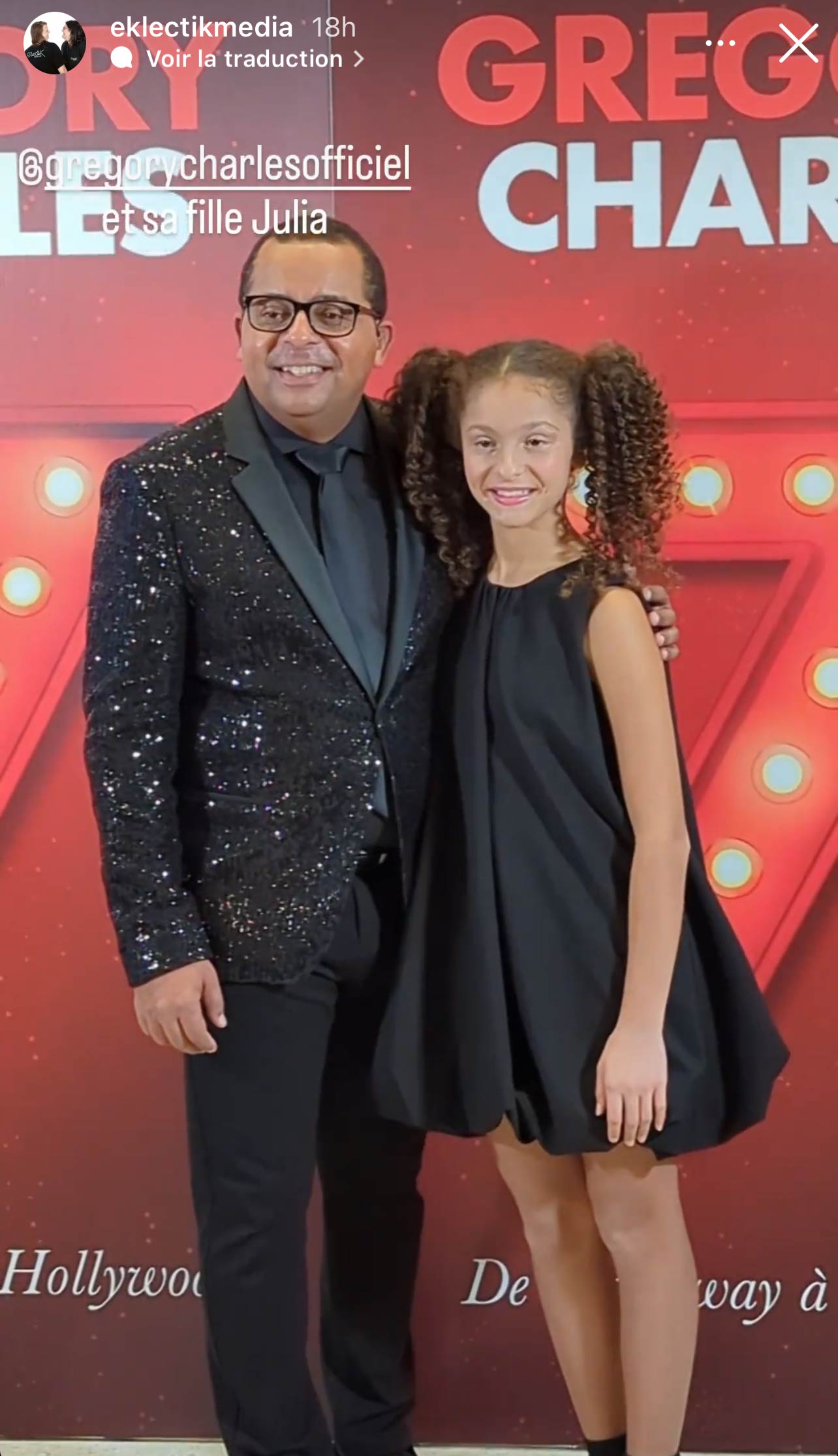 Gregory Charles: Sa fille Julia a beaucoup grandi, magnifique sur le tapis rouge!