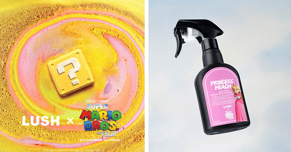 Lush vient de lancer une collection à thématique Mario Bros et on veut ...