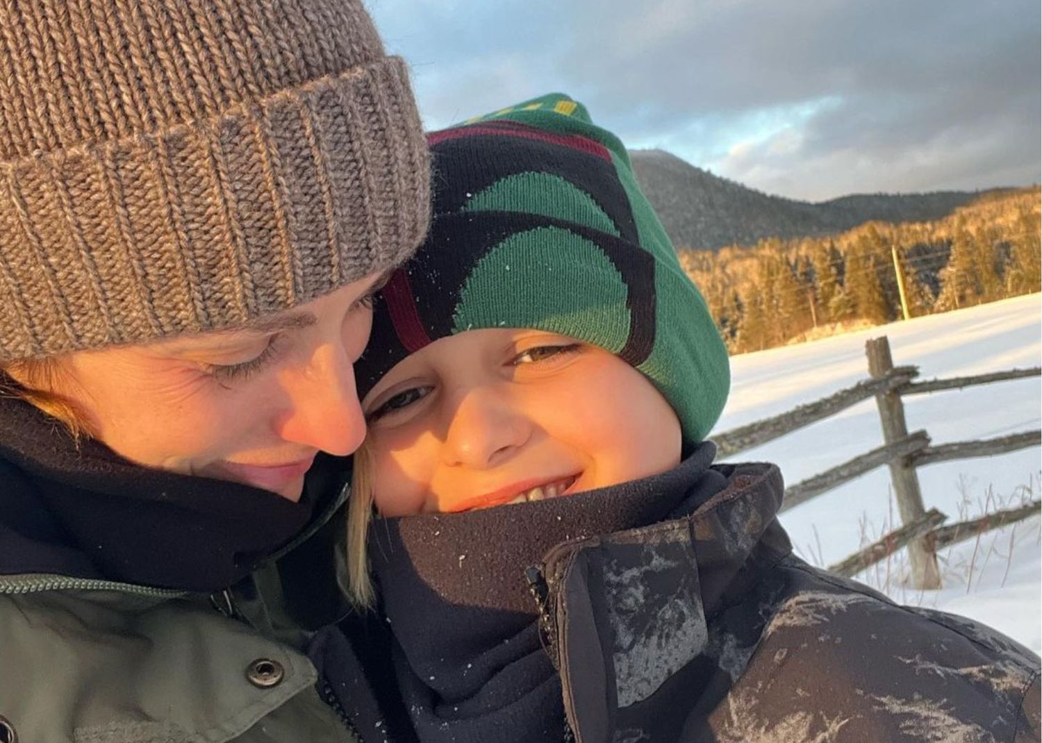 Anik Jean documente la première balade de traîneau à chiens de son fils