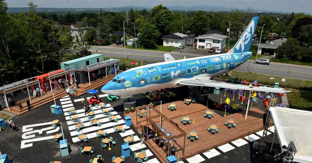 L’avion-restaurant Le 737 renaîtra de ses cendres sous un tout nouveau ...