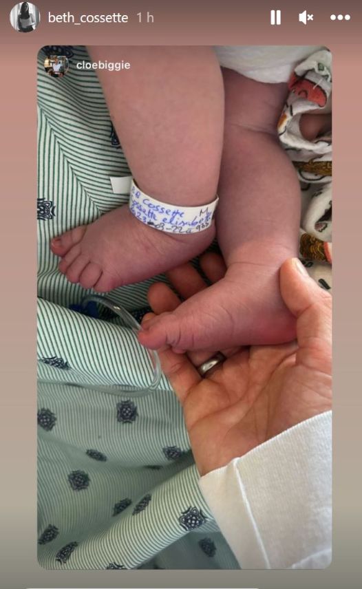 Beth Cossette a accouché et elle partage d'adorables photos du nouveau-né