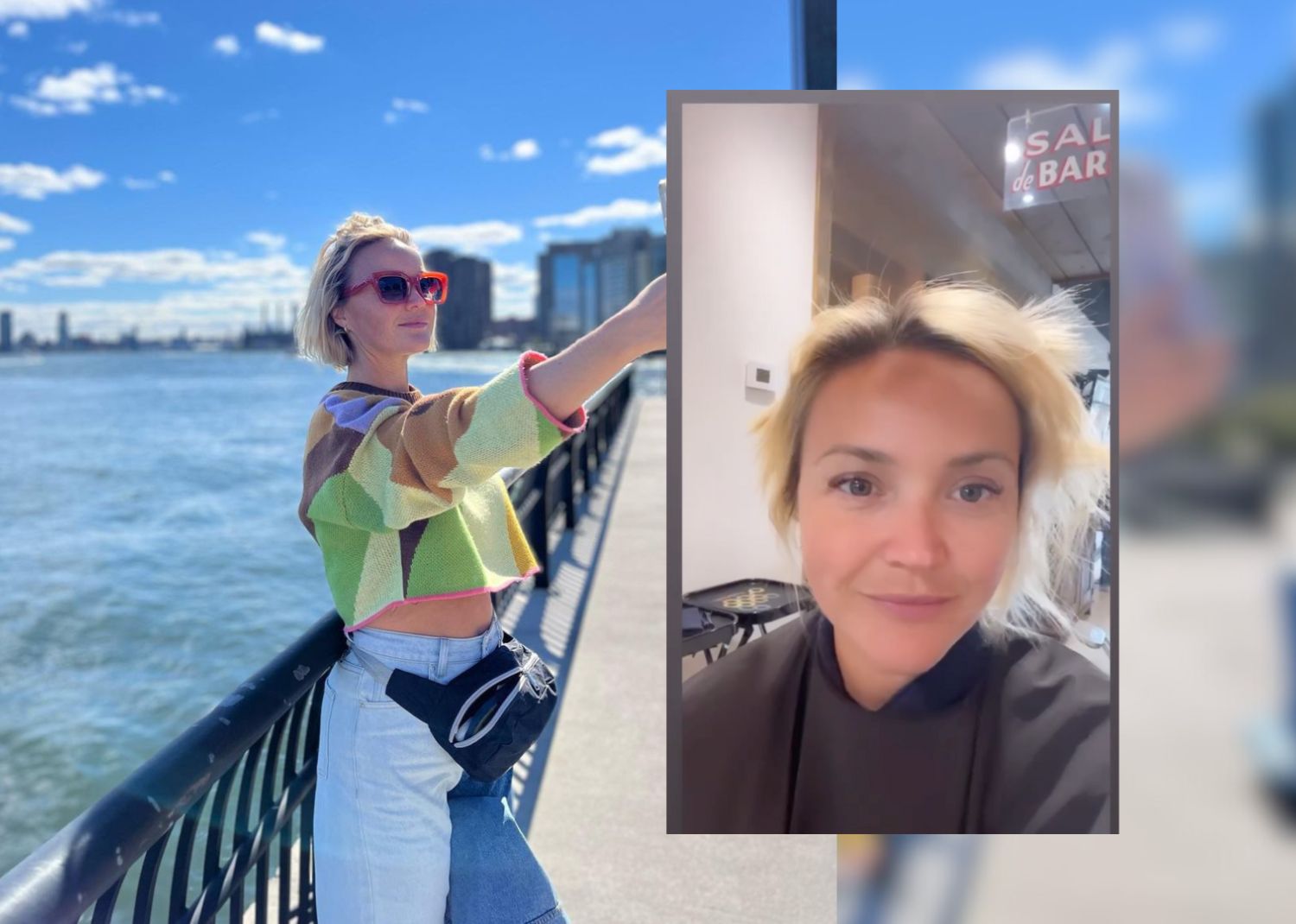 Julie Ringuette dévoile un avant/après de sa nouvelle colo ultra blonde