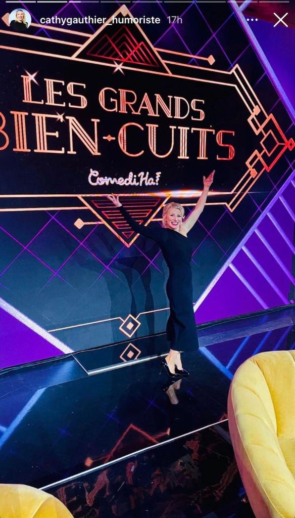 Cathy Gauthier attire tous les regards en robe longue moulante