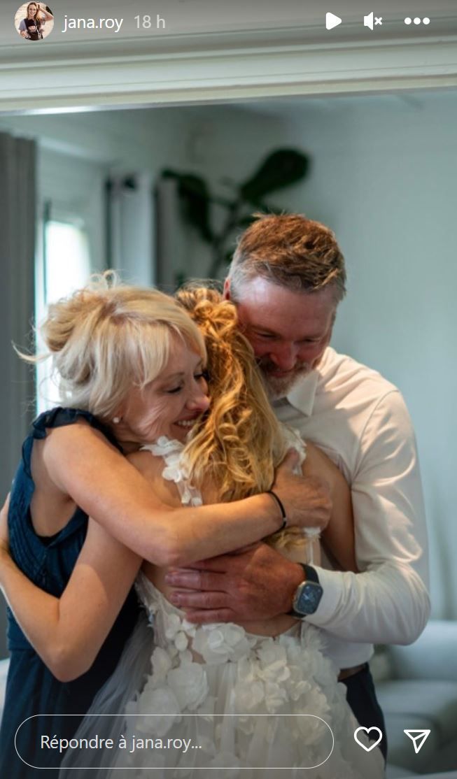La fille de Patrick Roy partage une MAGNIFIQUE photo avec lui à son mariage