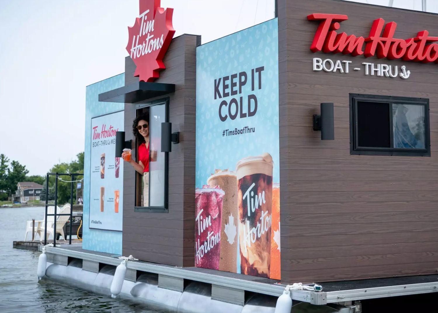 Un premier Tim Hortons flottant voit le jour