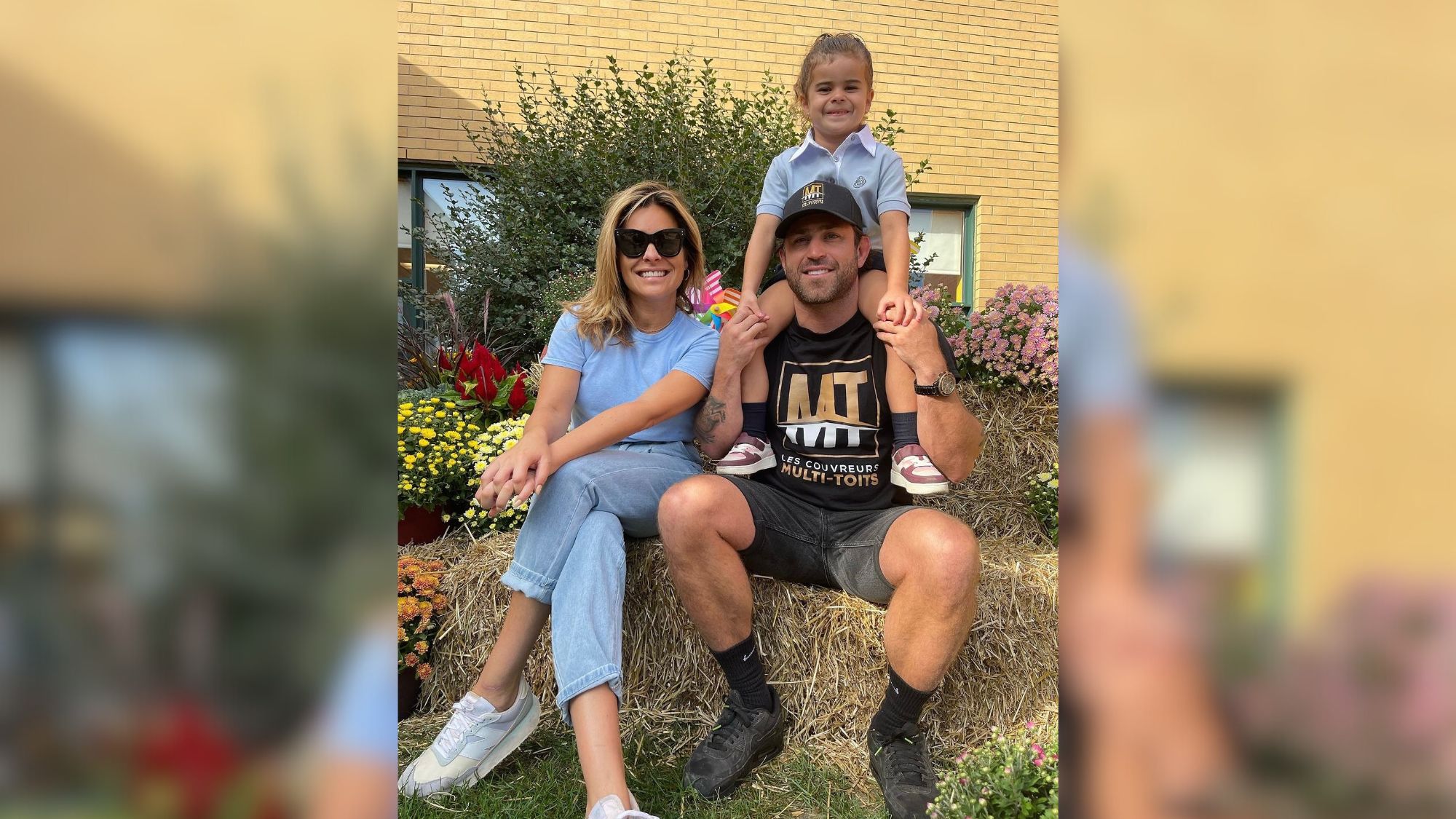 Magnifique moment pour Kim Rusk, sa fille et le père de cette dernière