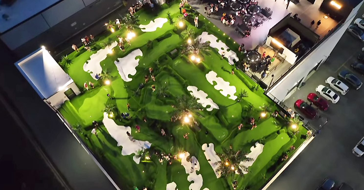 Un impressionnant miniputt sur toit vient d’ouvrir sur le Rive-Nord