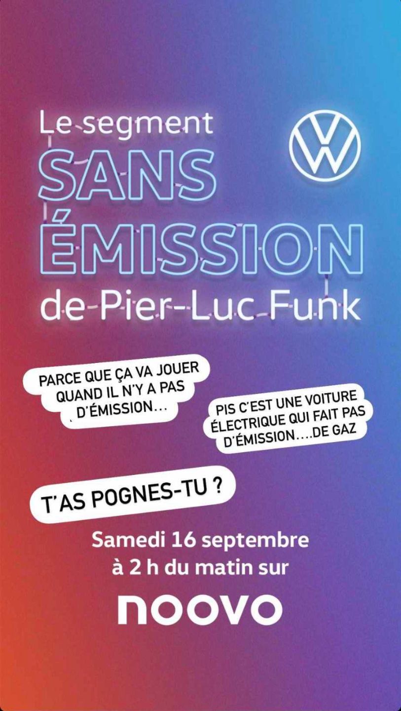 Pier-Luc Funk sera en direct à la télé cette nuit, voici pourquoi