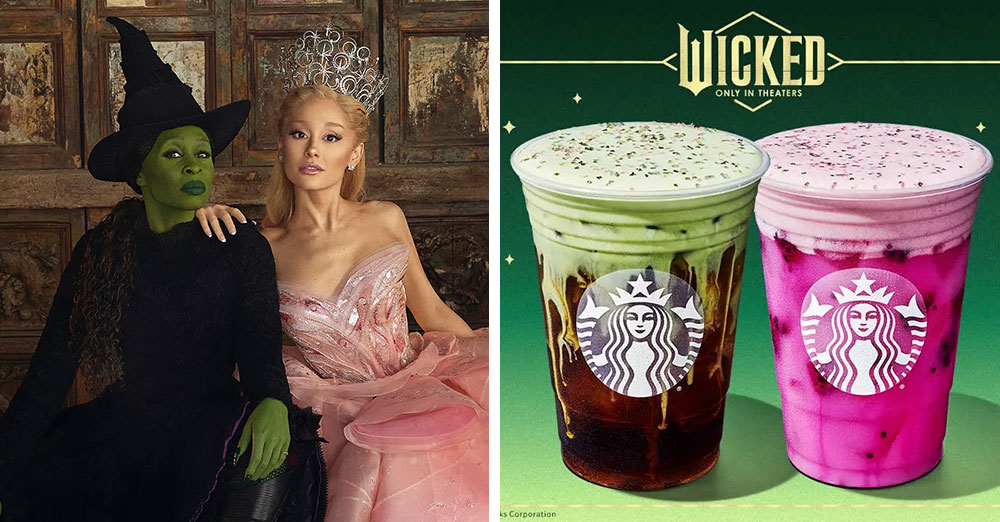 Starbucks lance 2 nouvelles boissons inspirées du film Wicked