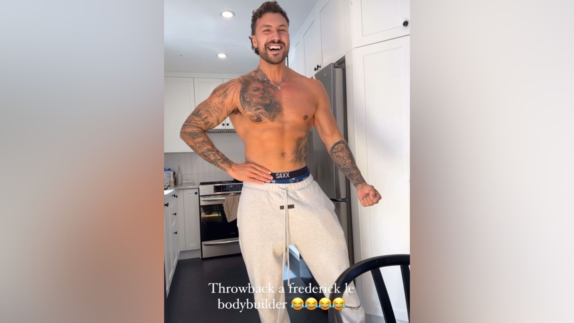 Frédérick Robichaud est méconnaissable sur cette photo