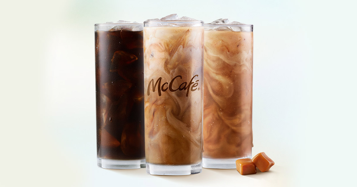 5 nouveaux cafés infusés à froid débarquent chez McDo