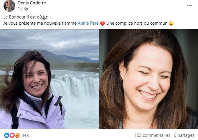 Denis Coderre a retrouvé l'amour et nous présente sa nouvelle flamme