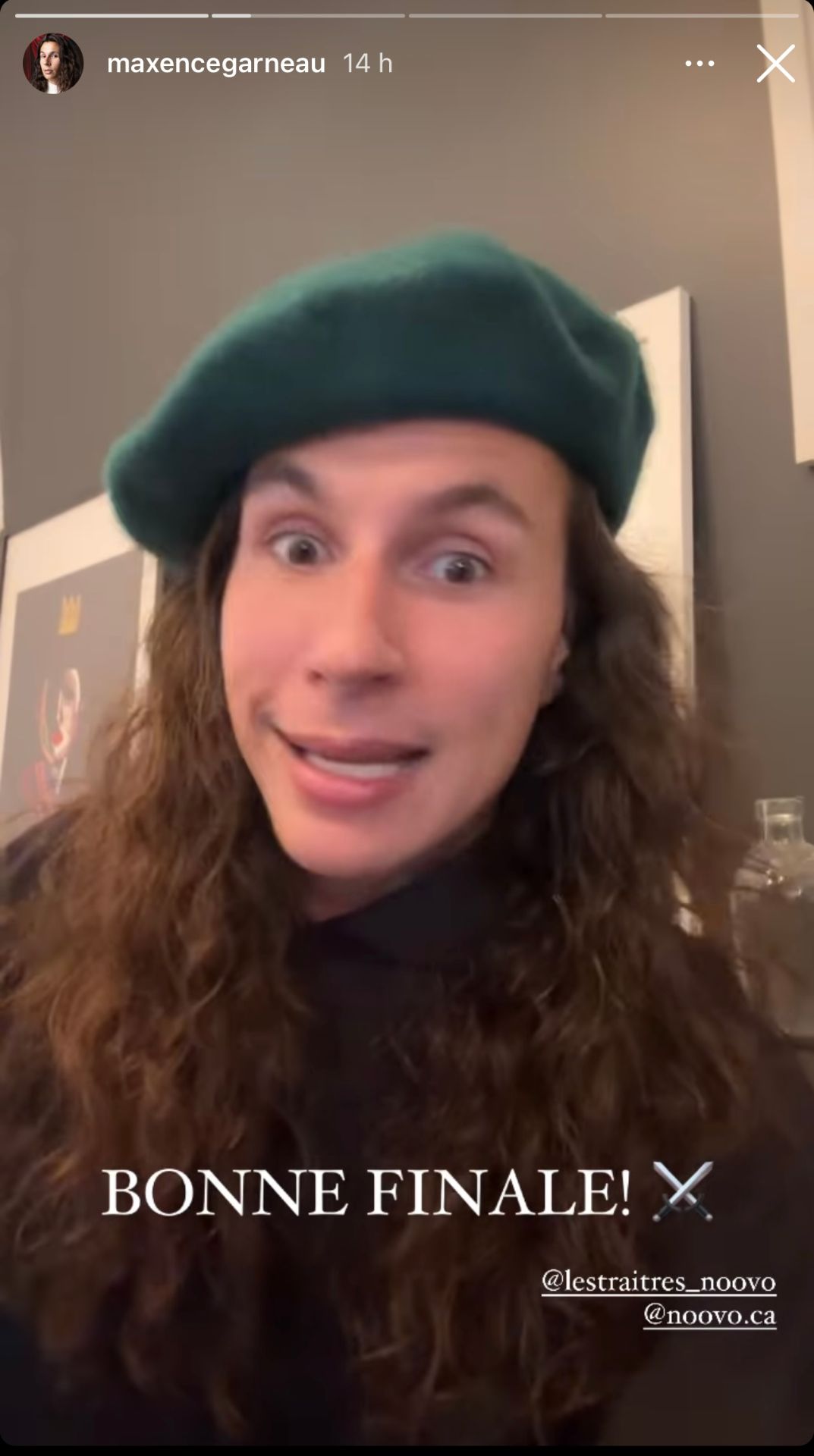 Maxence des Traîtres avait un conseil pour ses fans