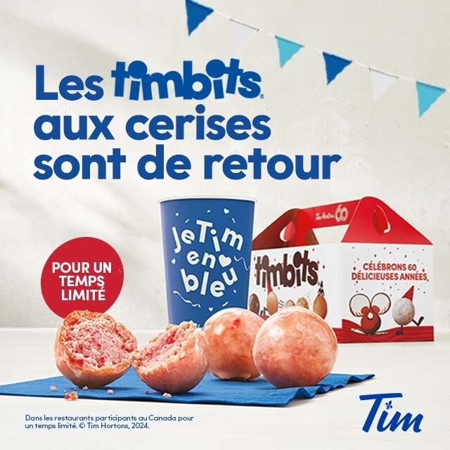 Cette saveur de Timbits adorée revient à la demande générale