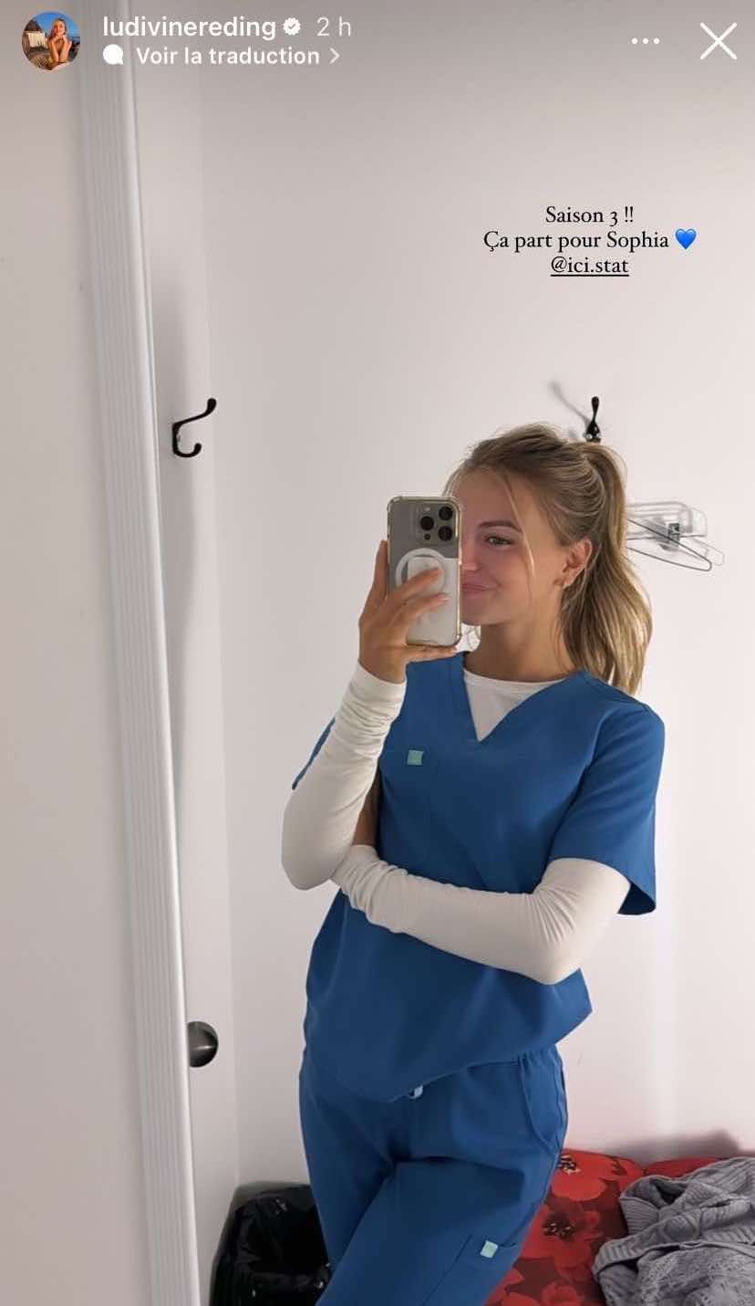 Ludivine Reding souligne le début des tournages de STAT!