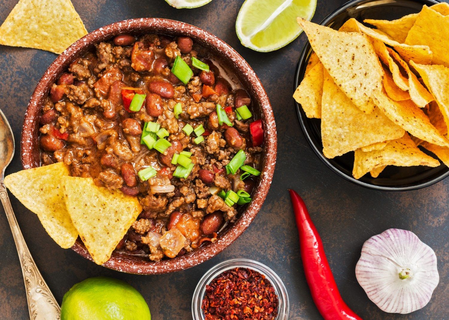 Chili con carne aux deux haricots