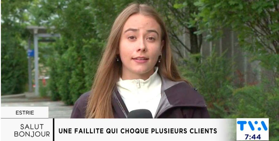 La fille d’Ève-Marie Lortie était de passage à Salut Bonjour, voici pourquoi