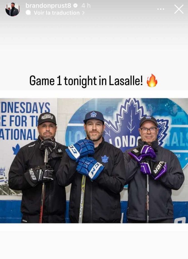 Brandon Prust était de retour à Montréal, voici pourquoi
