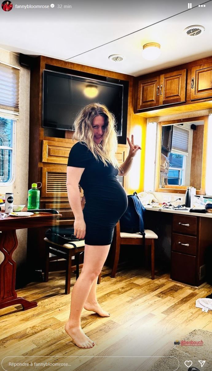 Fanny Bloom attend la cigogne!