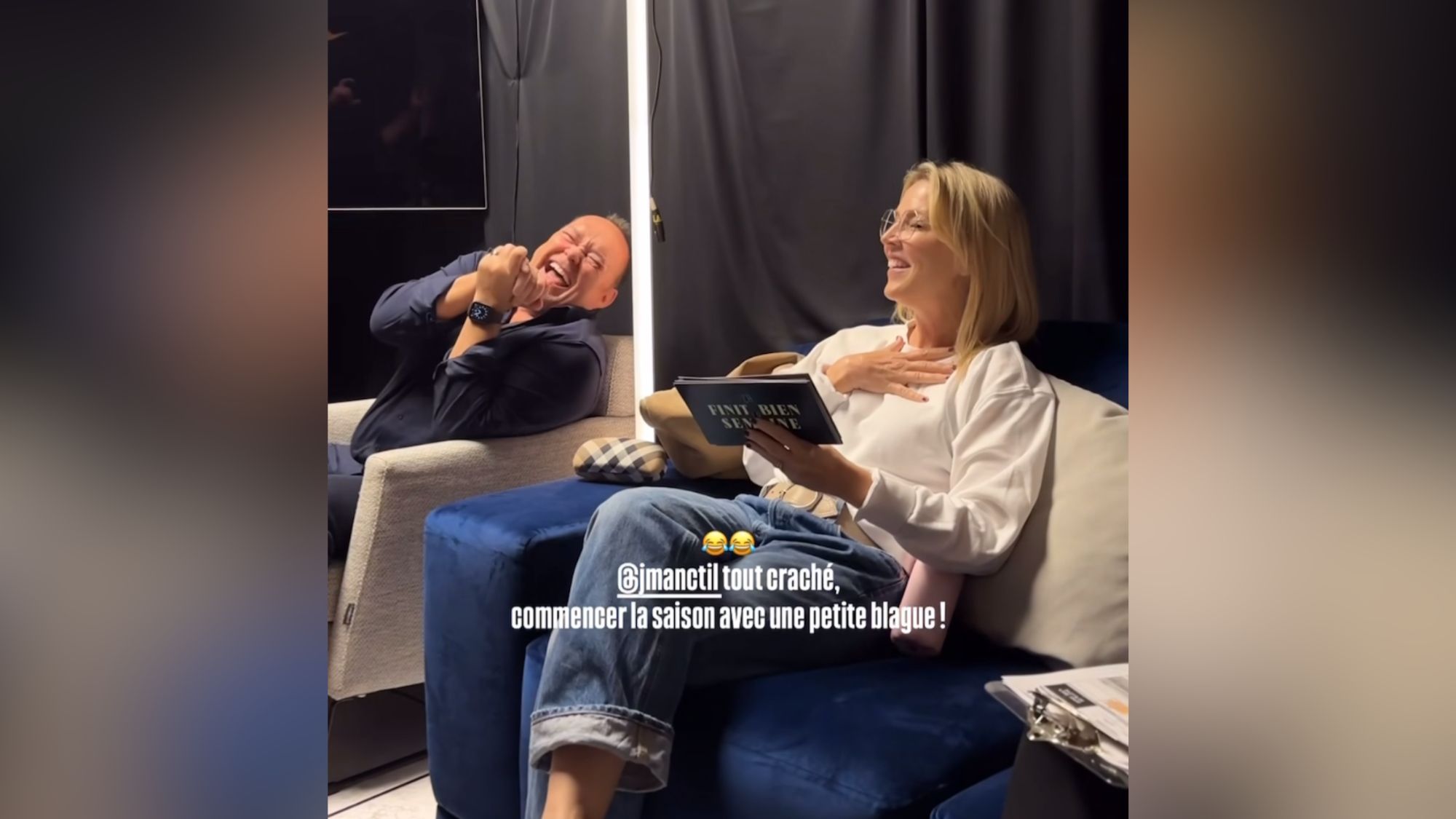 En coulisses, voyez la grande complicité de Julie Bélanger et Jean ...