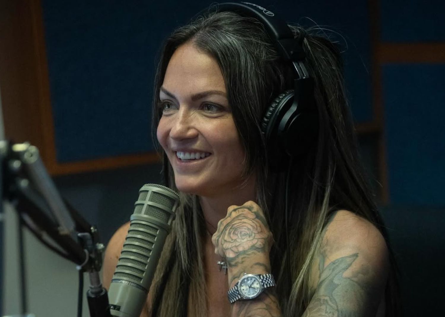 Isabelle Desjardins était très bien accompagnée au restaurant