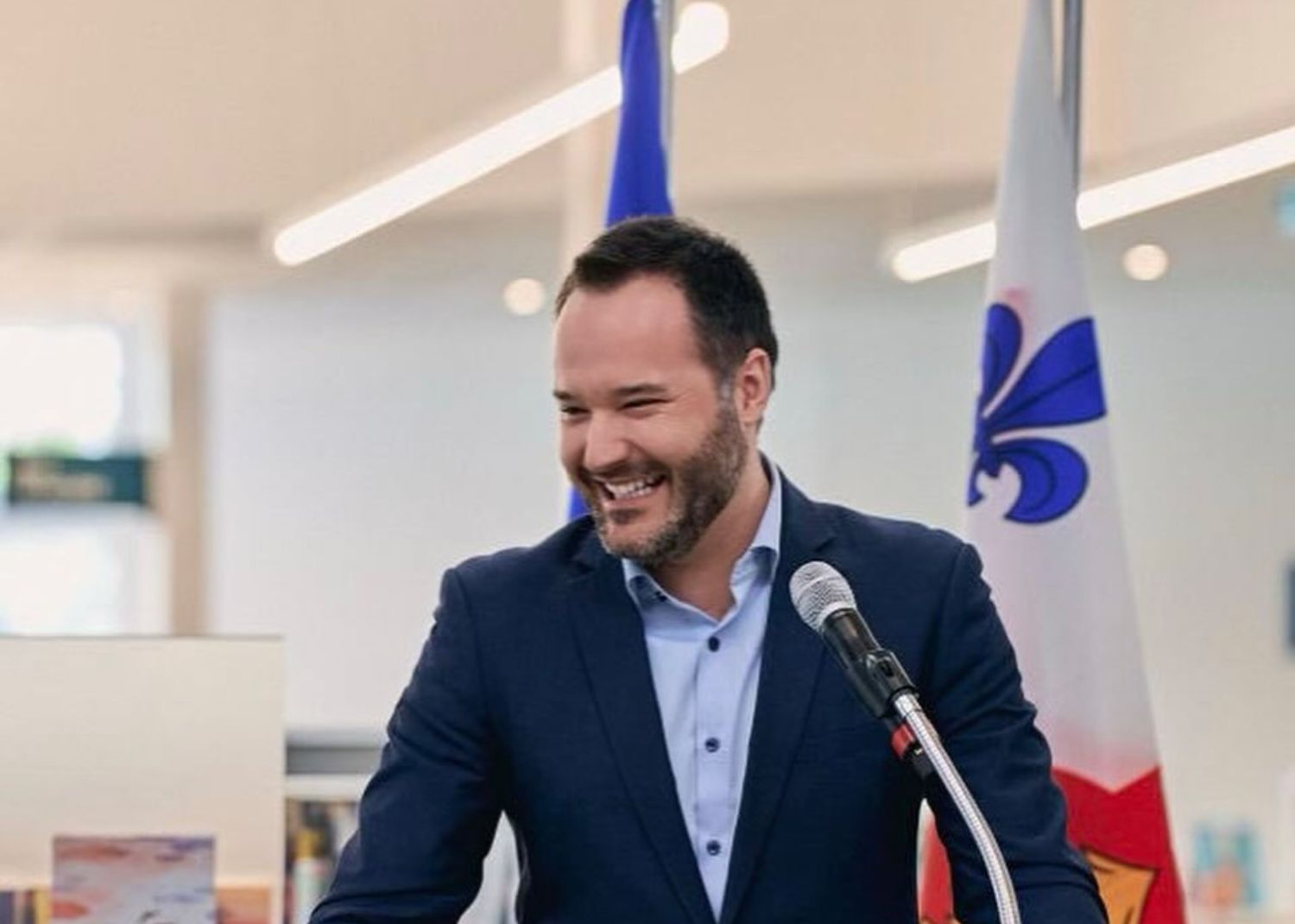 Malgré lui, Mathieu Lacombe se retrouve sous les projecteurs lors d’une ...