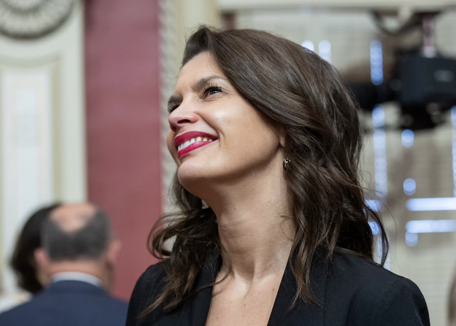 Geneviève Guilbault était très bien accompagnée au Parlement