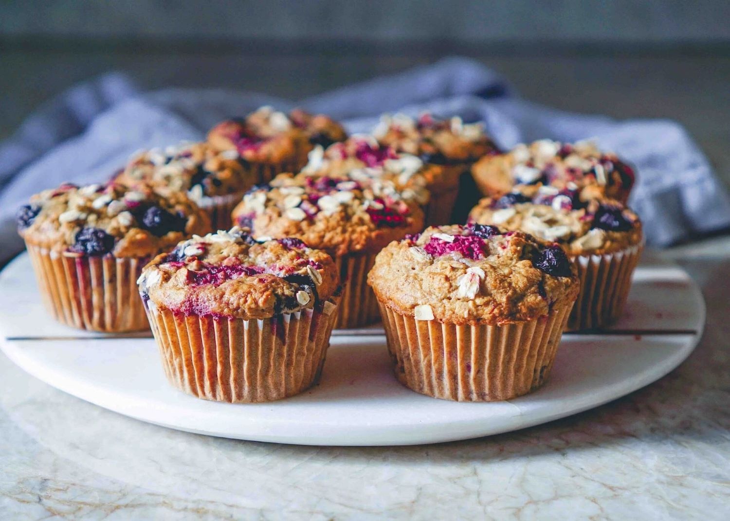 Muffins aux petits fruits