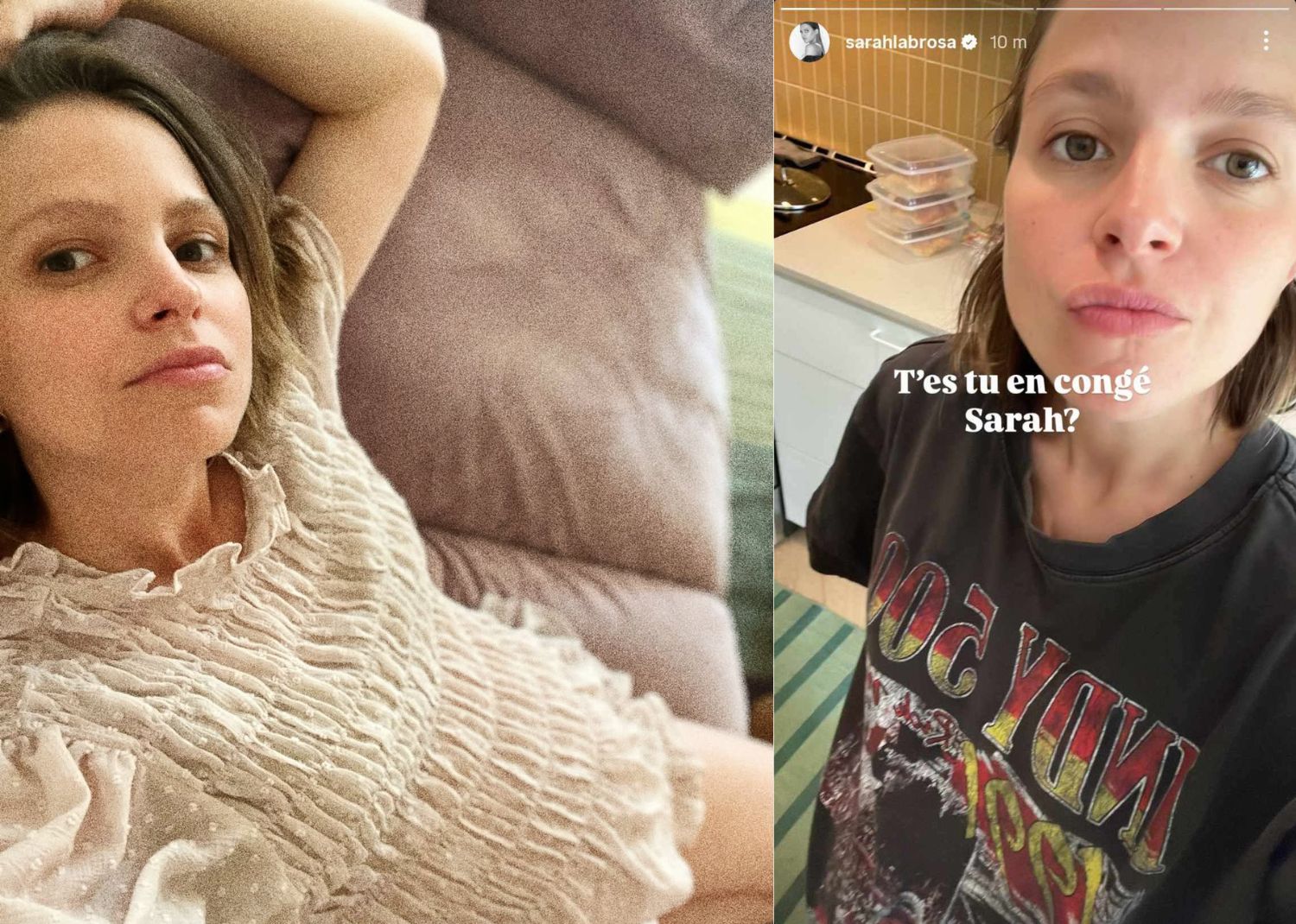 Voici ce que fait Sarah-Jeanne Labrosse de ses vacances