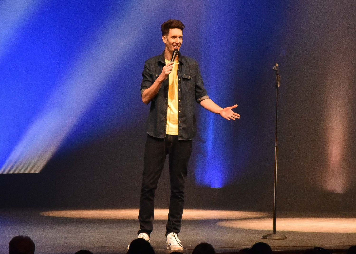 Jérémy Demay était très bien accompagné sur scène