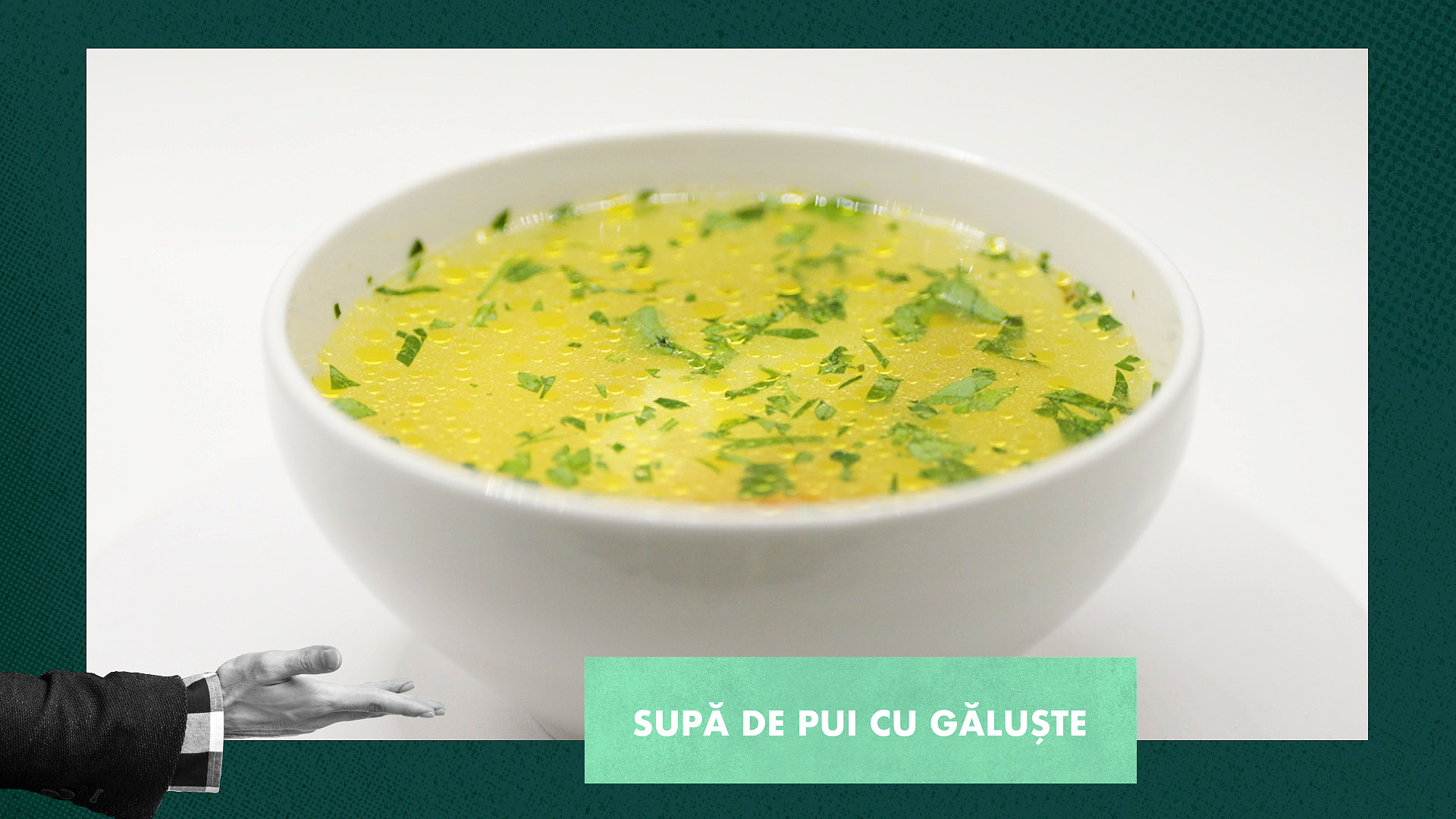 Supă de pui cu găluşte