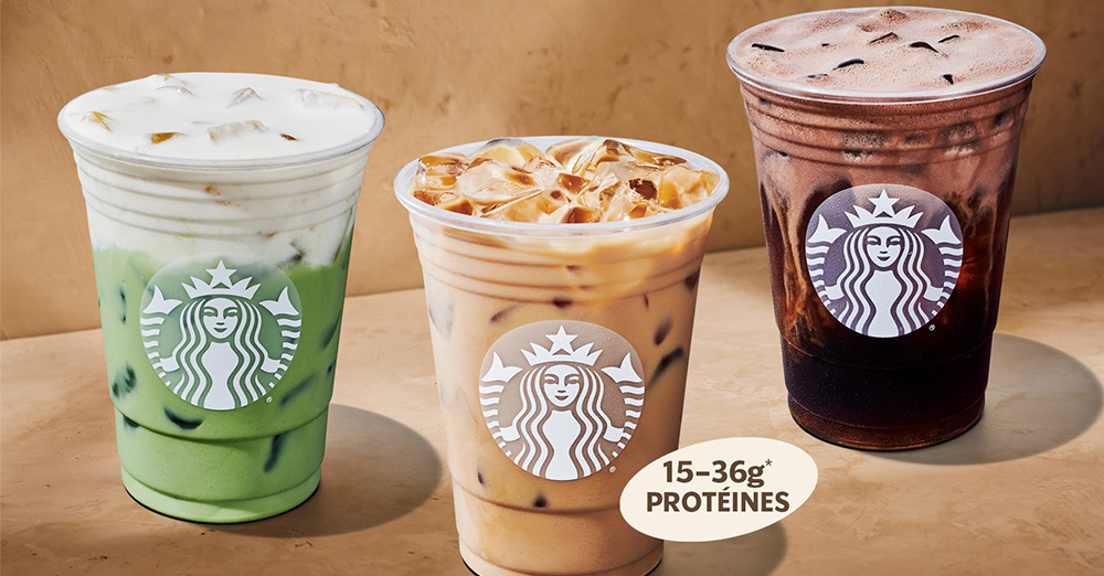 Starbucks lancera bientôt des nouvelles boissons protéinées