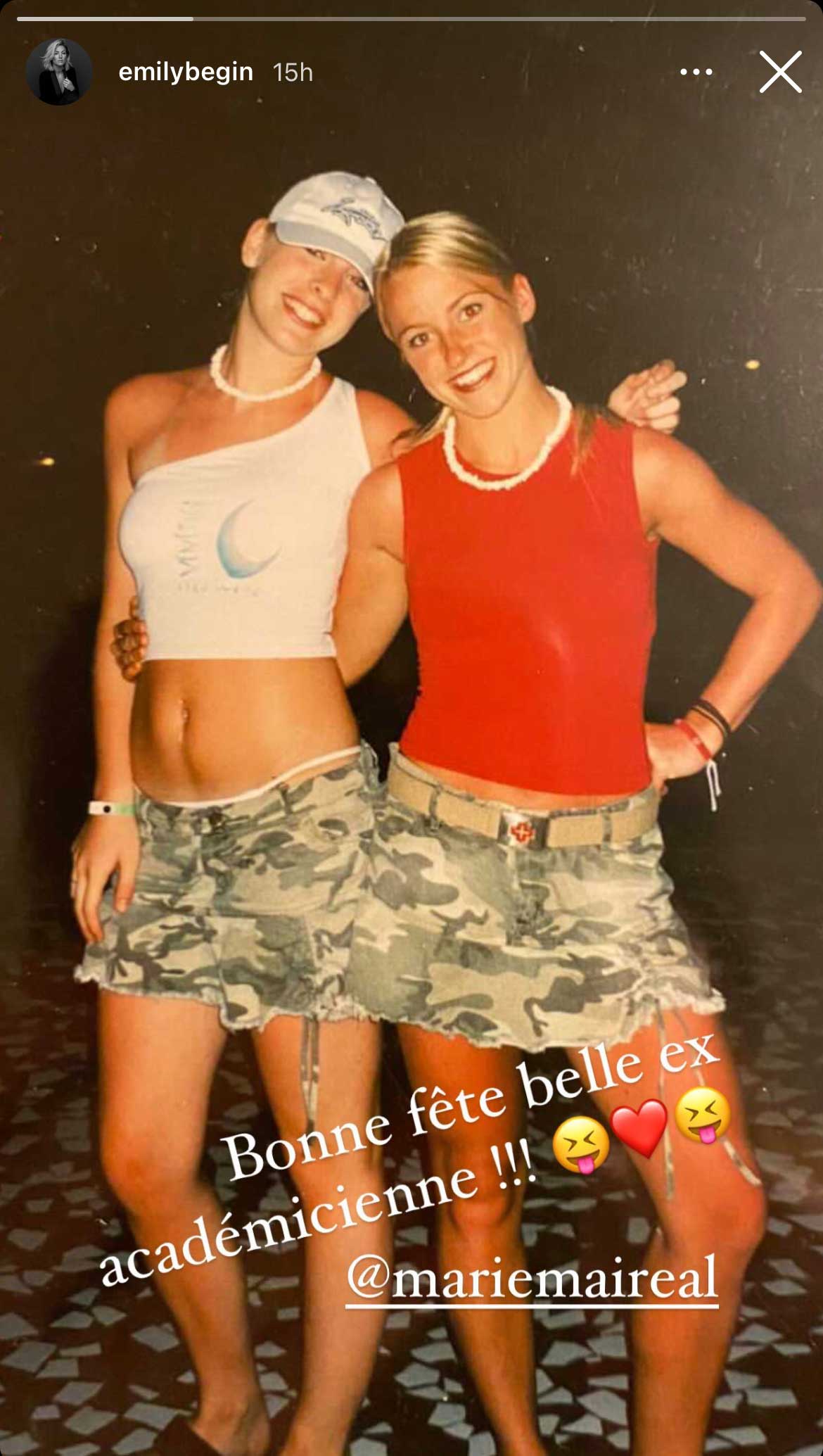 Émily Bégin publie une superbe photo souvenir avec Marie-Mai!