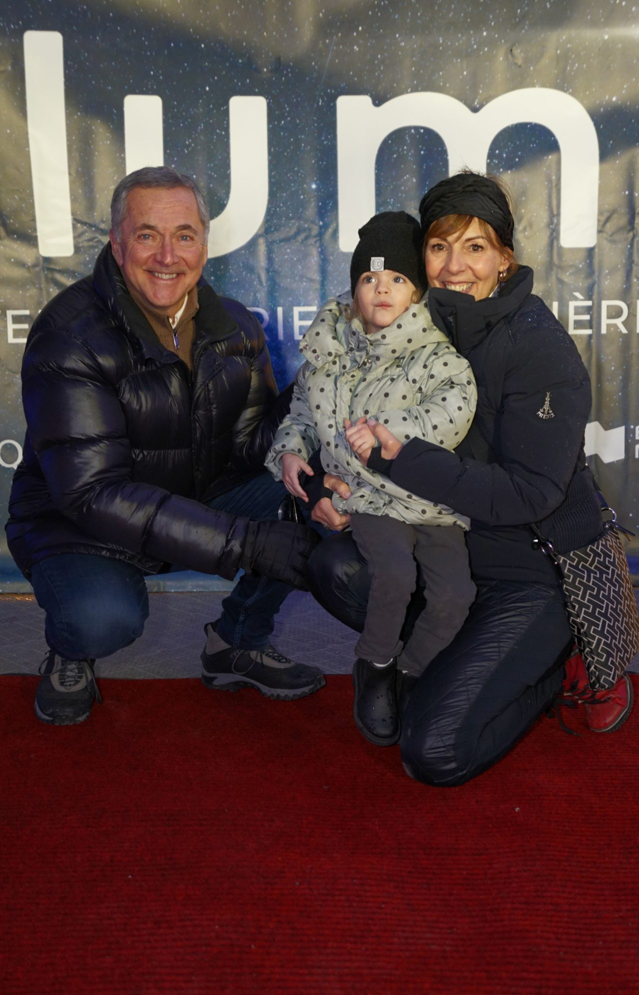 La famille Groulx rayonne sur le tapis rouge d'Illumi