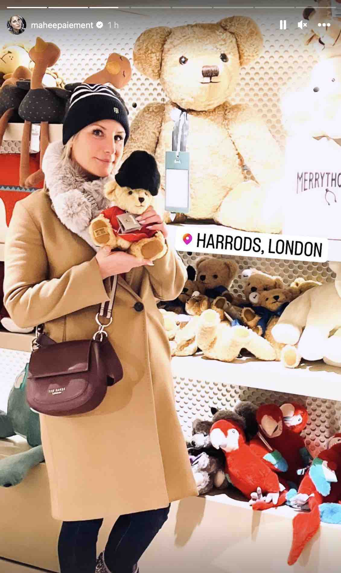Mahée Paiement: voyez les images de son voyage de rêve à Londres