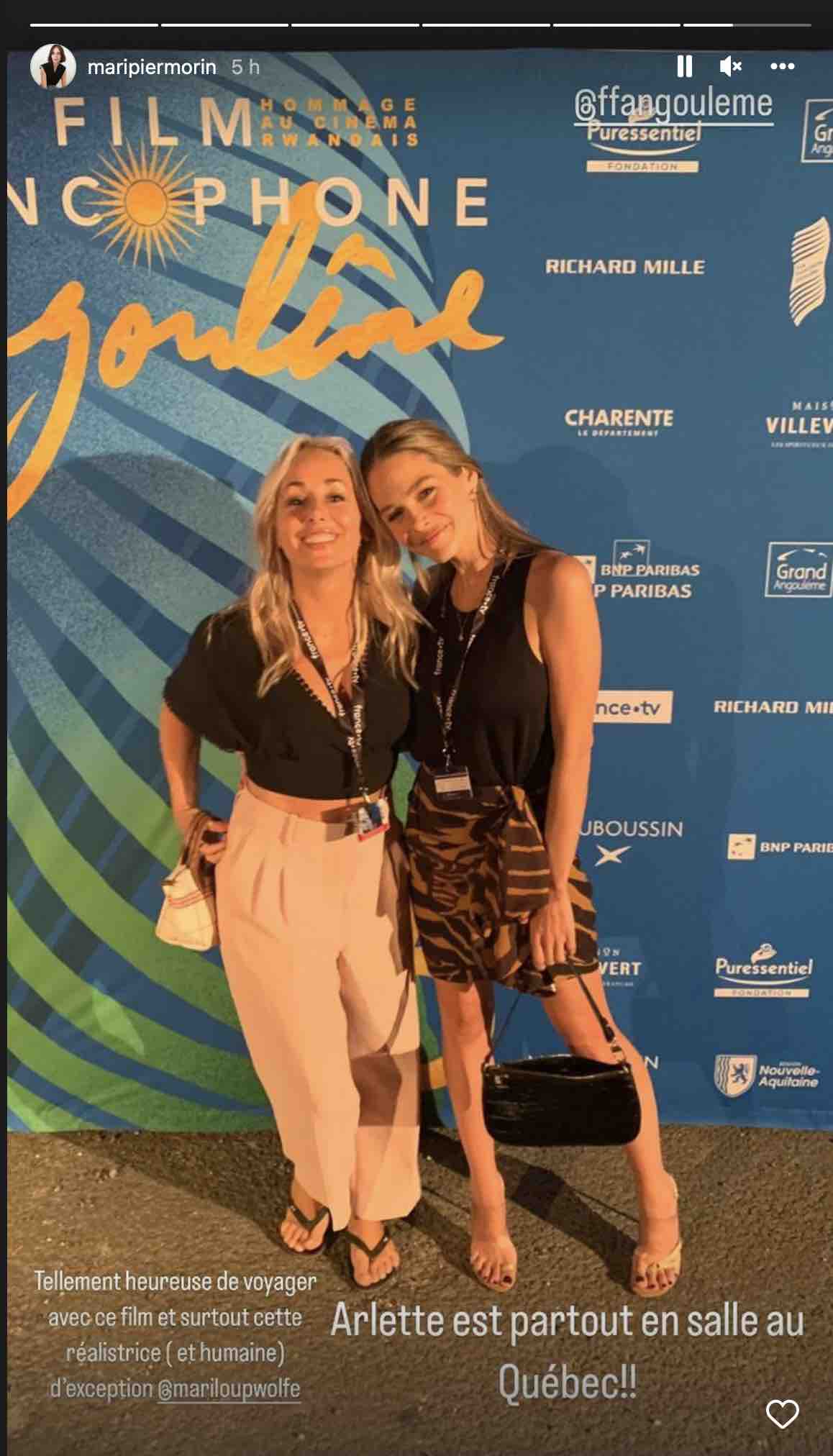 Mariloup Wolfe et Maripier Morin brillent en France pour présenter Arlette