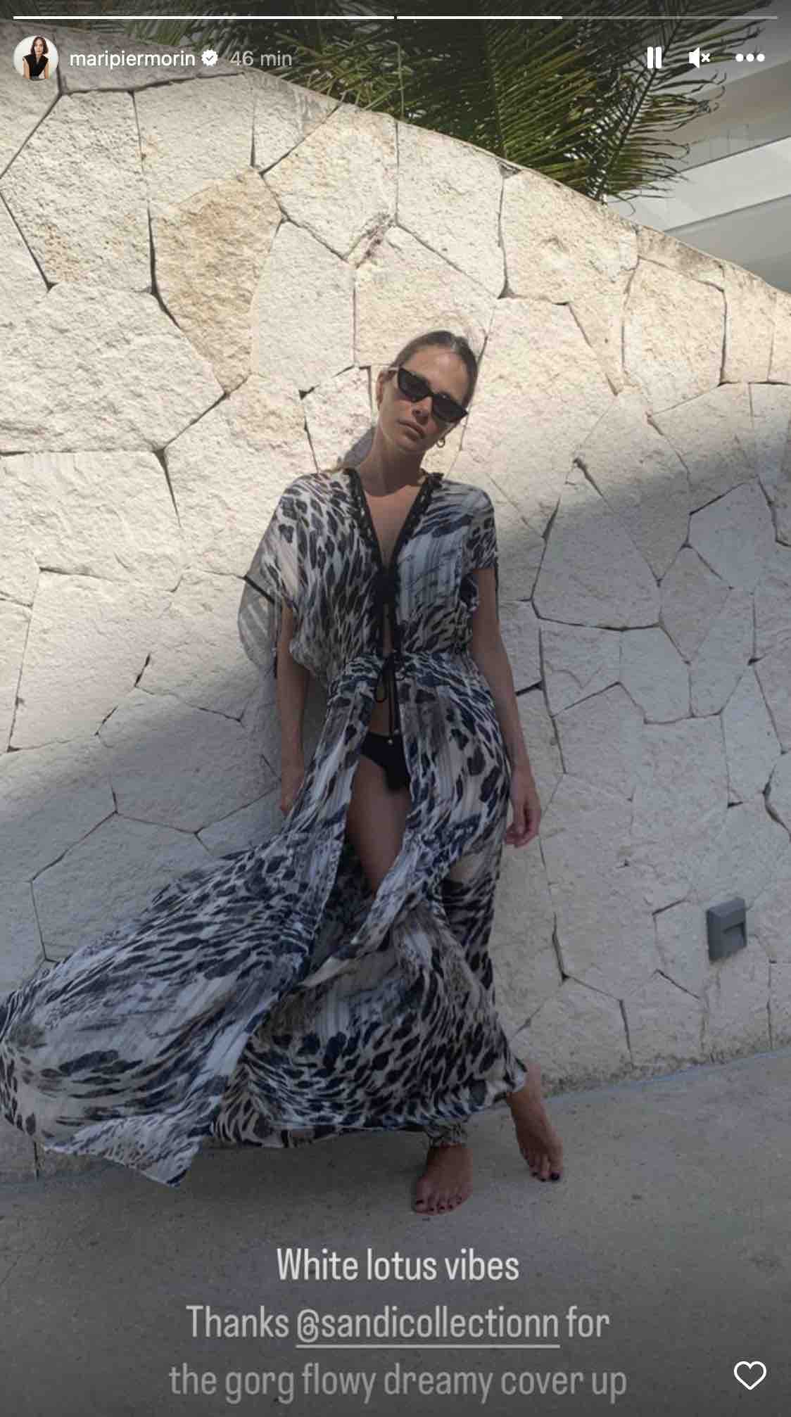 Maripier Morin a des airs de déesse dans un bikini noir et un superbe ...