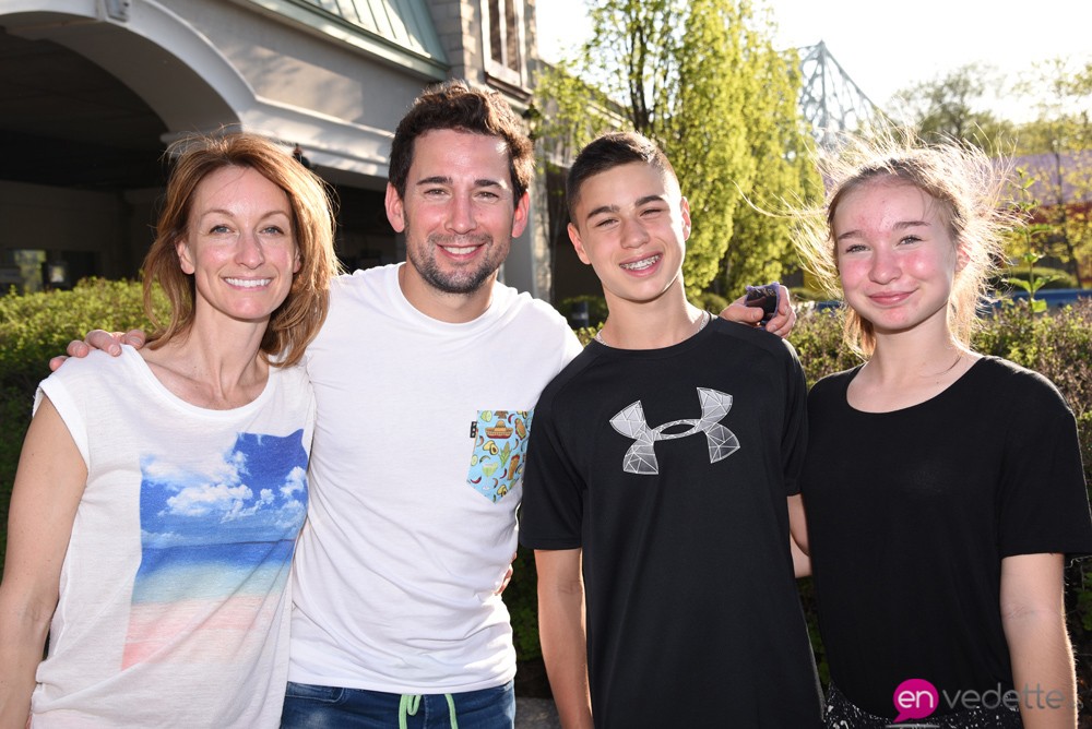 Sortie féerique pour Jean-François Baril, sa blonde et leur grande fille