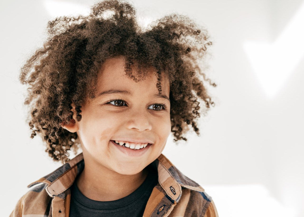Produits capillaires pour enfants aux cheveux bouclés et afro