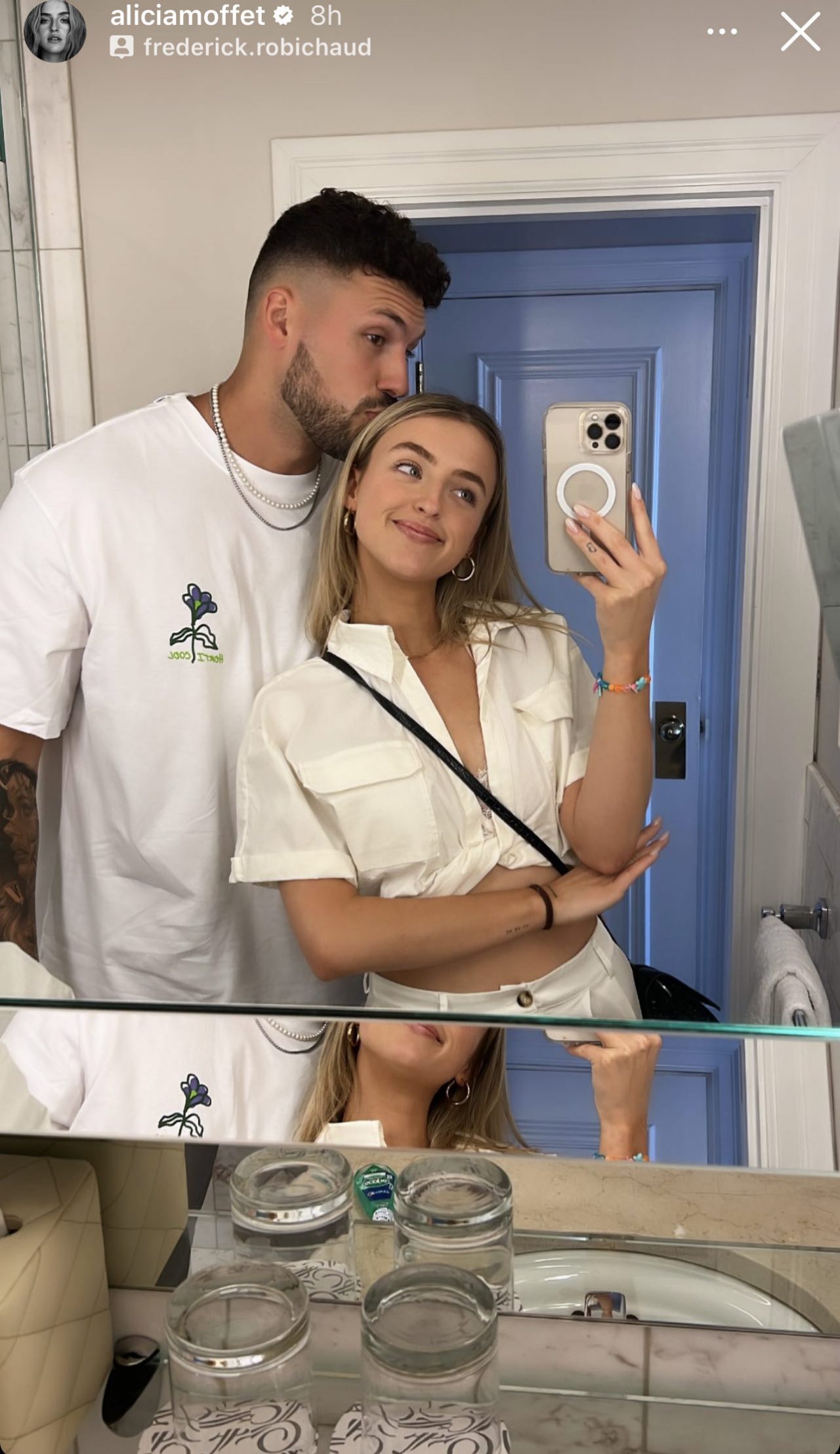 17 adorables photos des amoureux Alicia Moffet et Fred d'OD