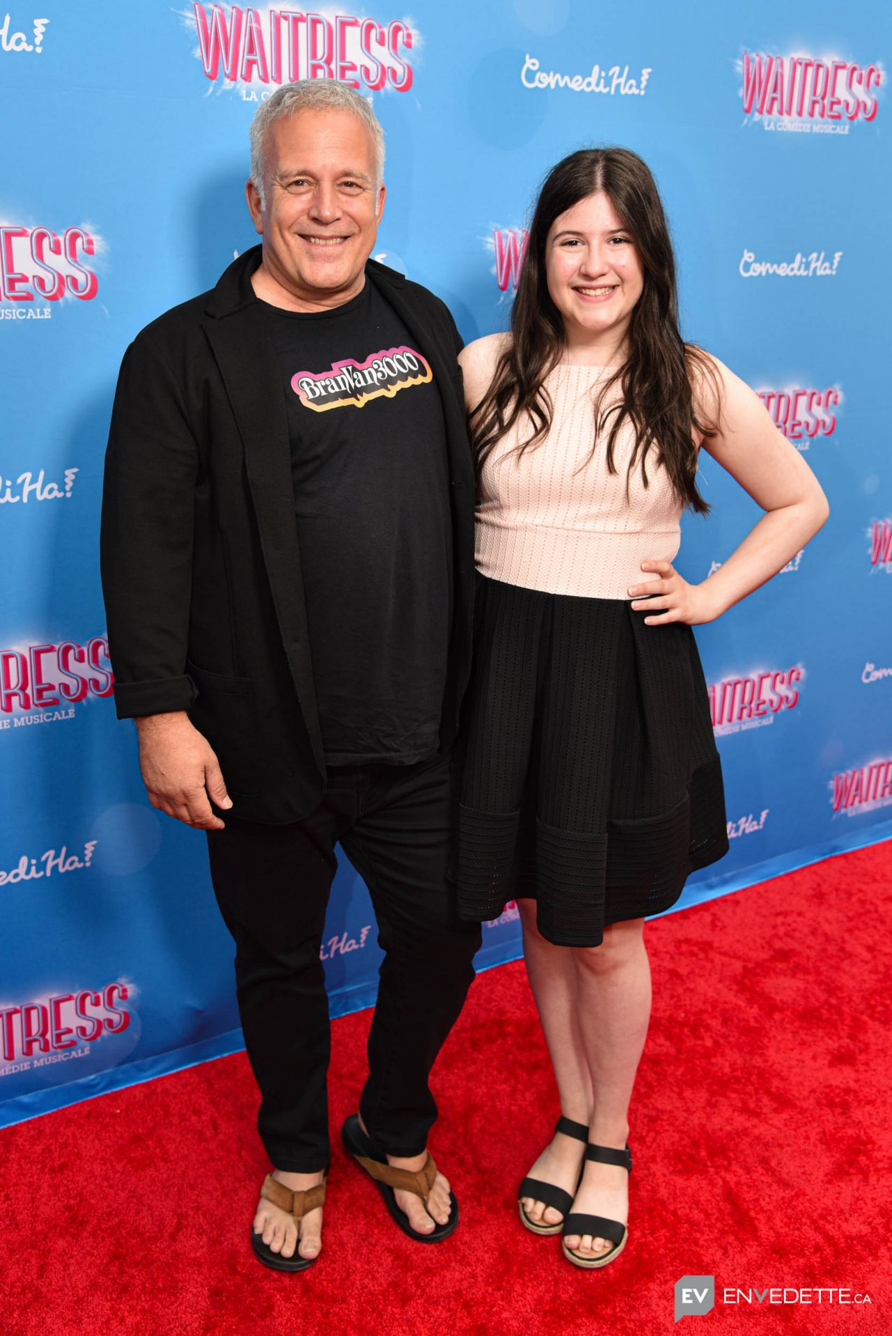 Alice et Marc Déry font une rare sortie père-fille sur un tapis rouge